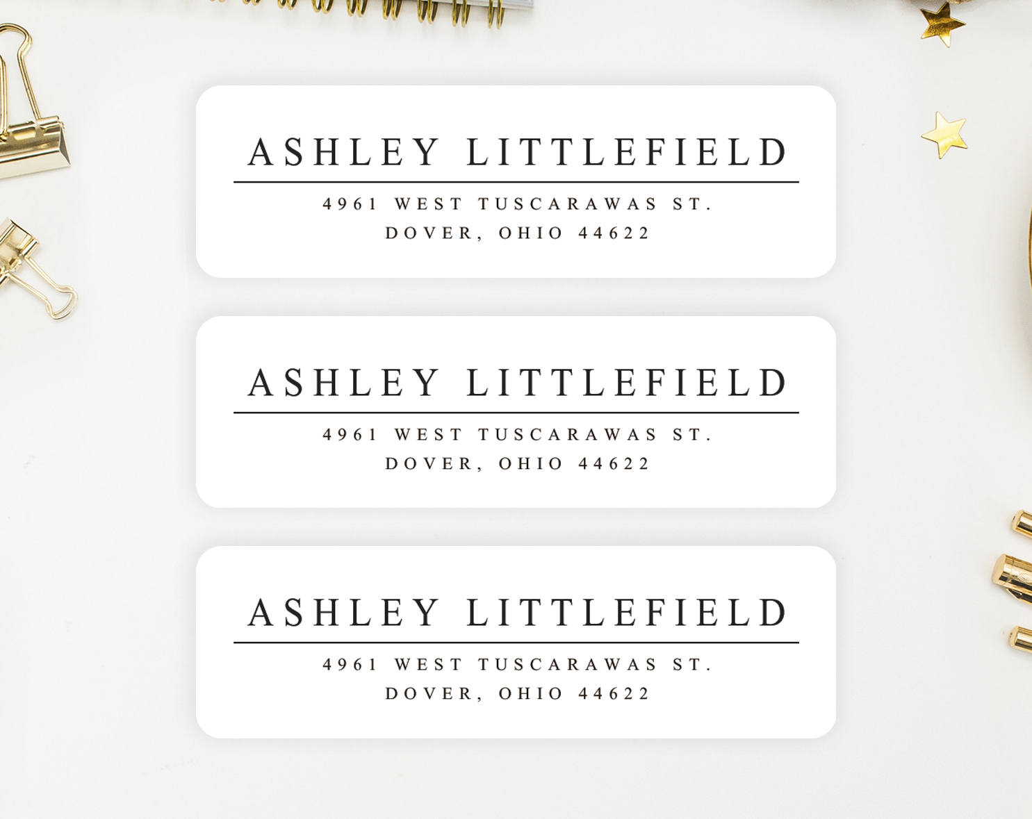 16 Return Address Label Designs And Examples PSD AI Examples