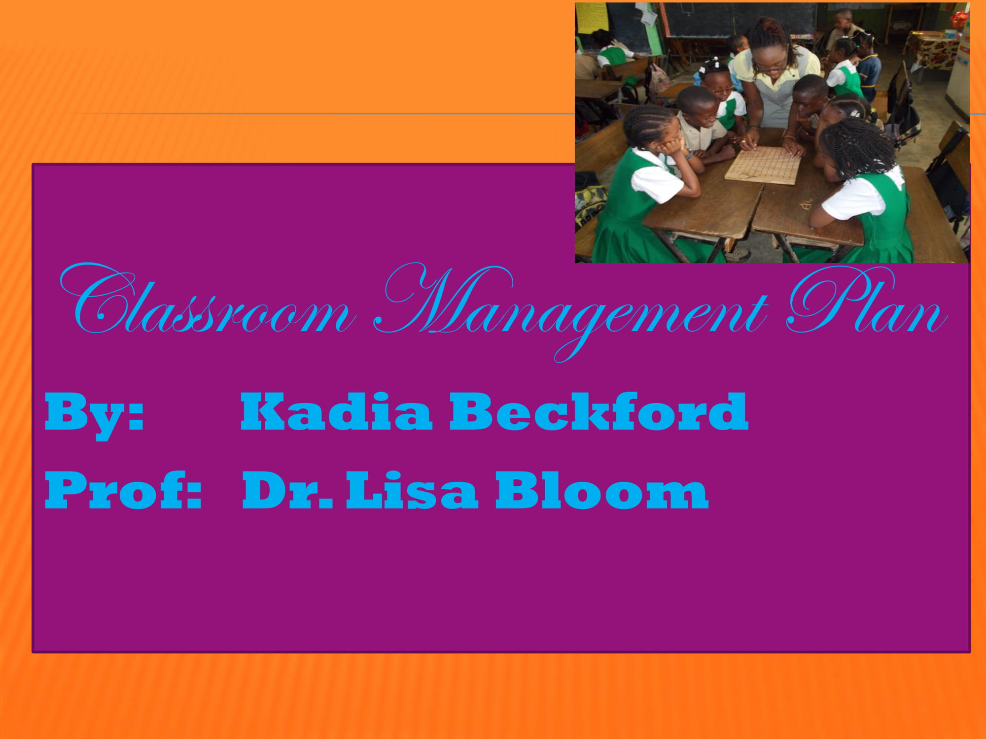 Effective Classroom Management Plan - 9+ Examples, Format, Pdf | Examples