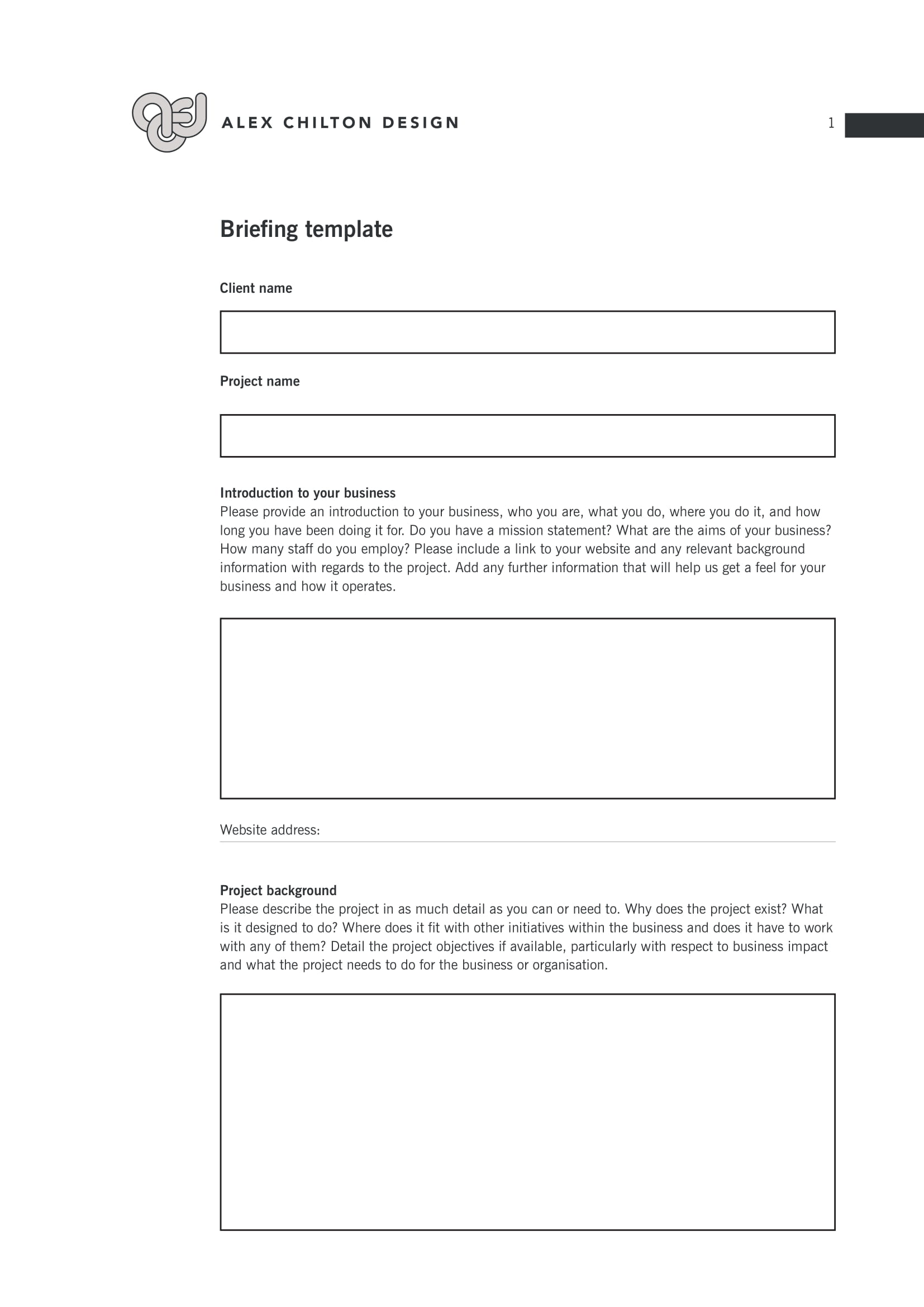 Client Brief - 15+ Examples, Format, Pdf | Examples
