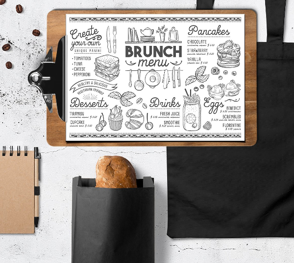 Brunch Menu - 13+ Examples, Word, Photoshop, Apple Pages, Publisher ...