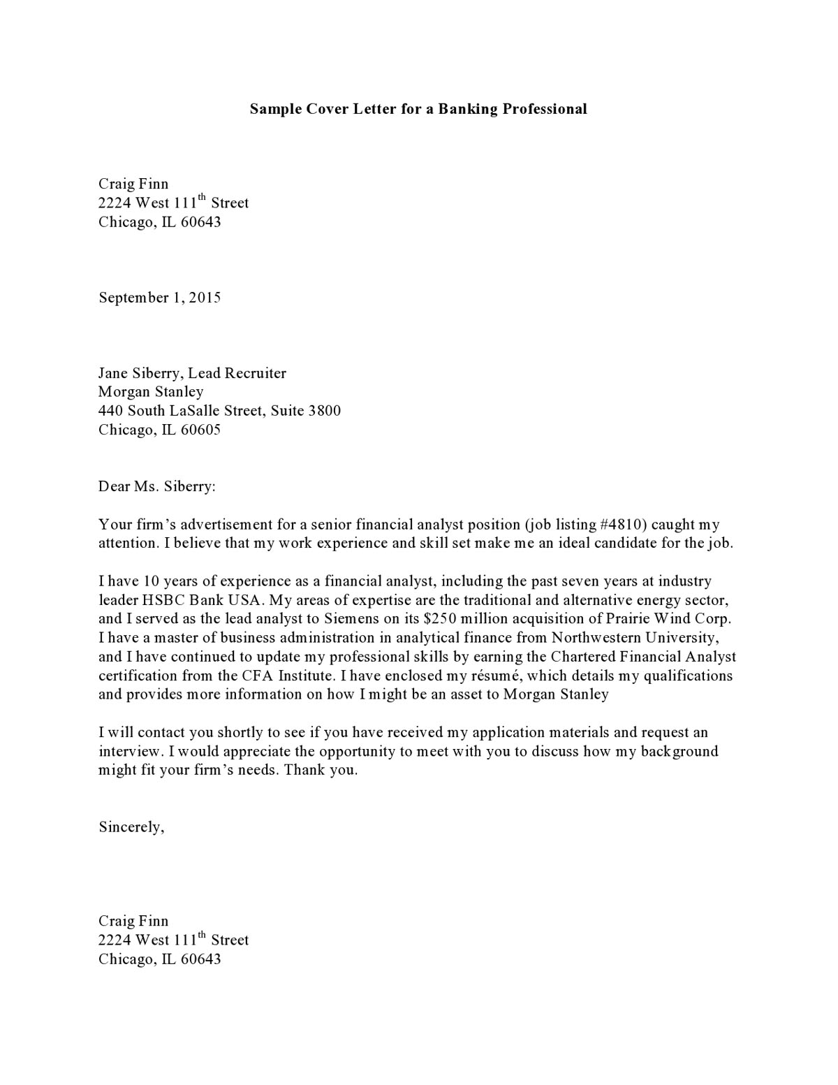 Resume Cover Letter 10 Examples Format Sample Examples