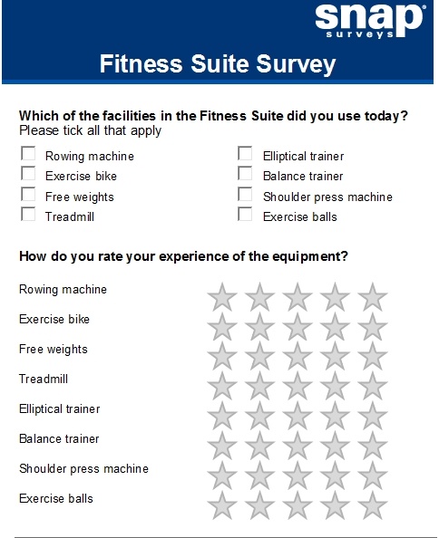 Fitness Survey - 10+ Examples, Format, Pdf