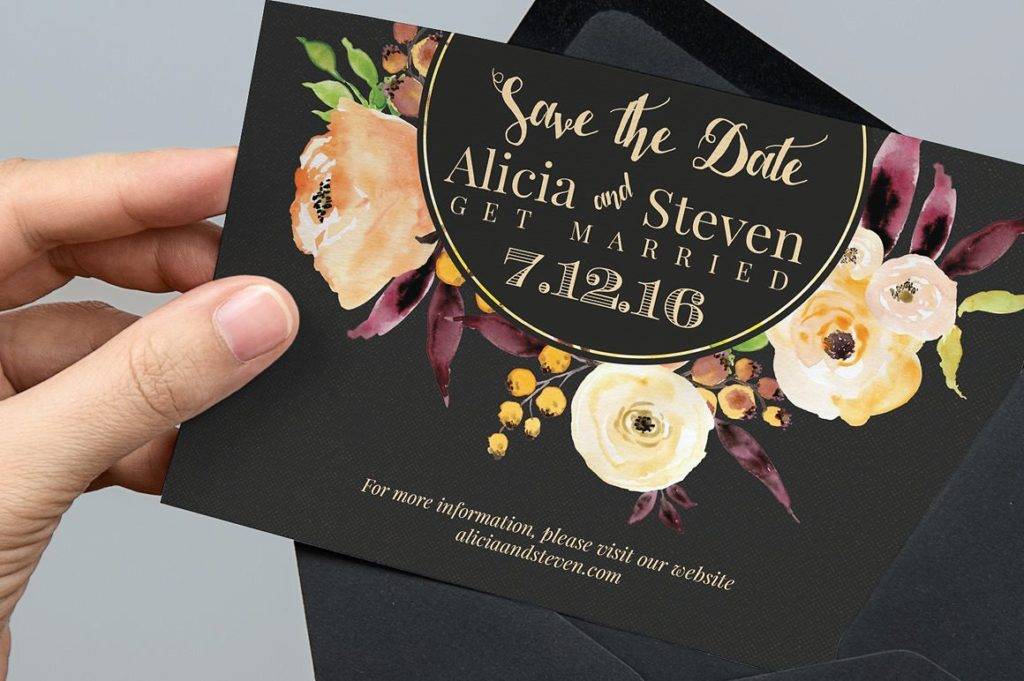 20 Wedding Save The Date Designs And Examples Word PSD AI EPS 