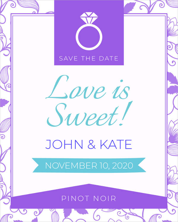 Save the Date Label - 10+ Examples, PSD, AI, Word, InDesign, Publisher ...