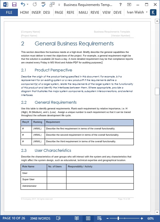 PDF functional Requirements Examples For Web Application PDF 