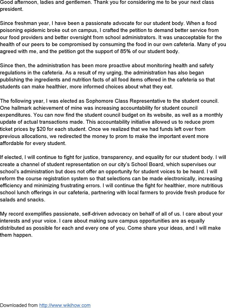 10 Speech Examples For Elementary Students PDF Examples