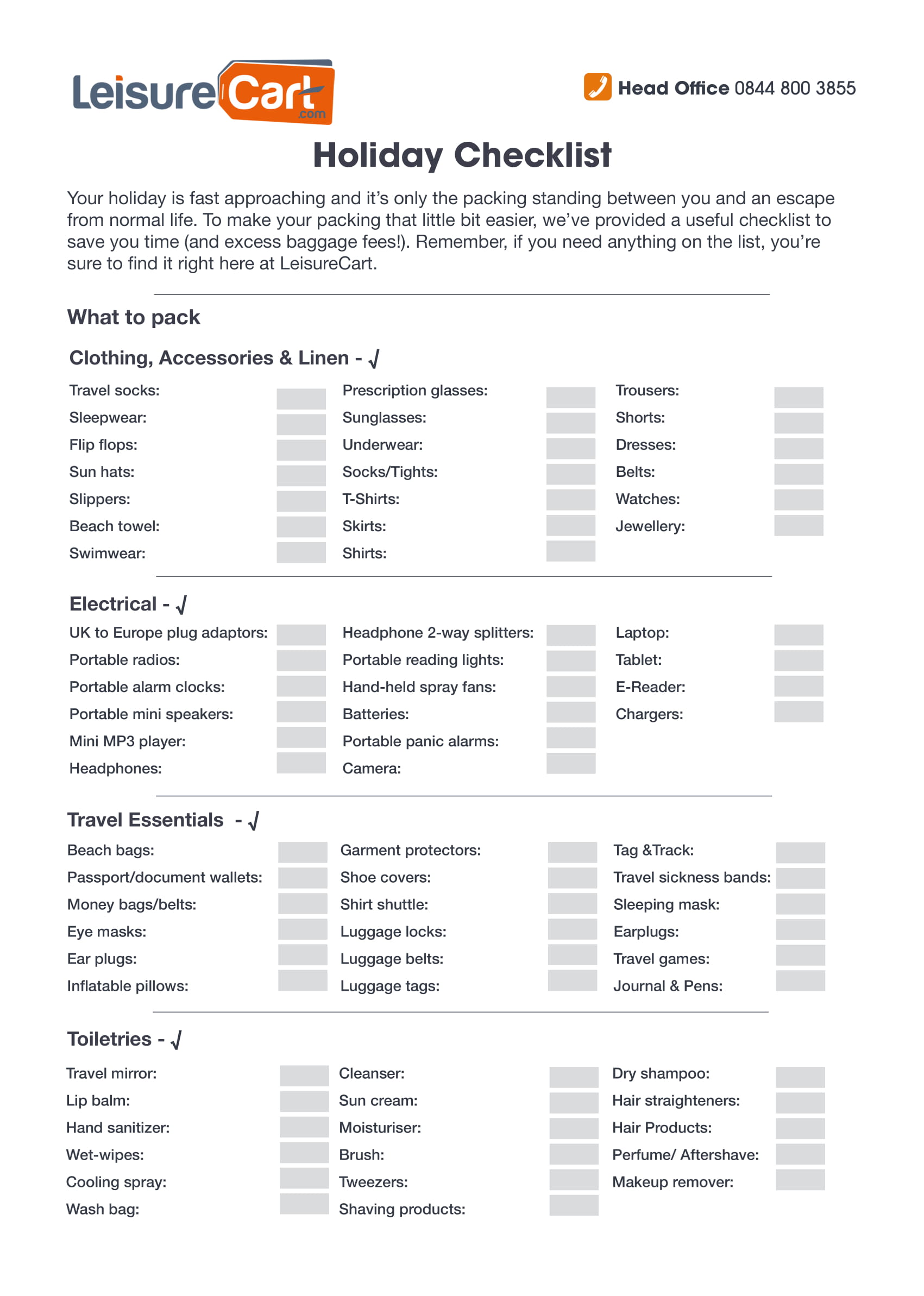 Packing List 13 Examples Format Pdf Examples