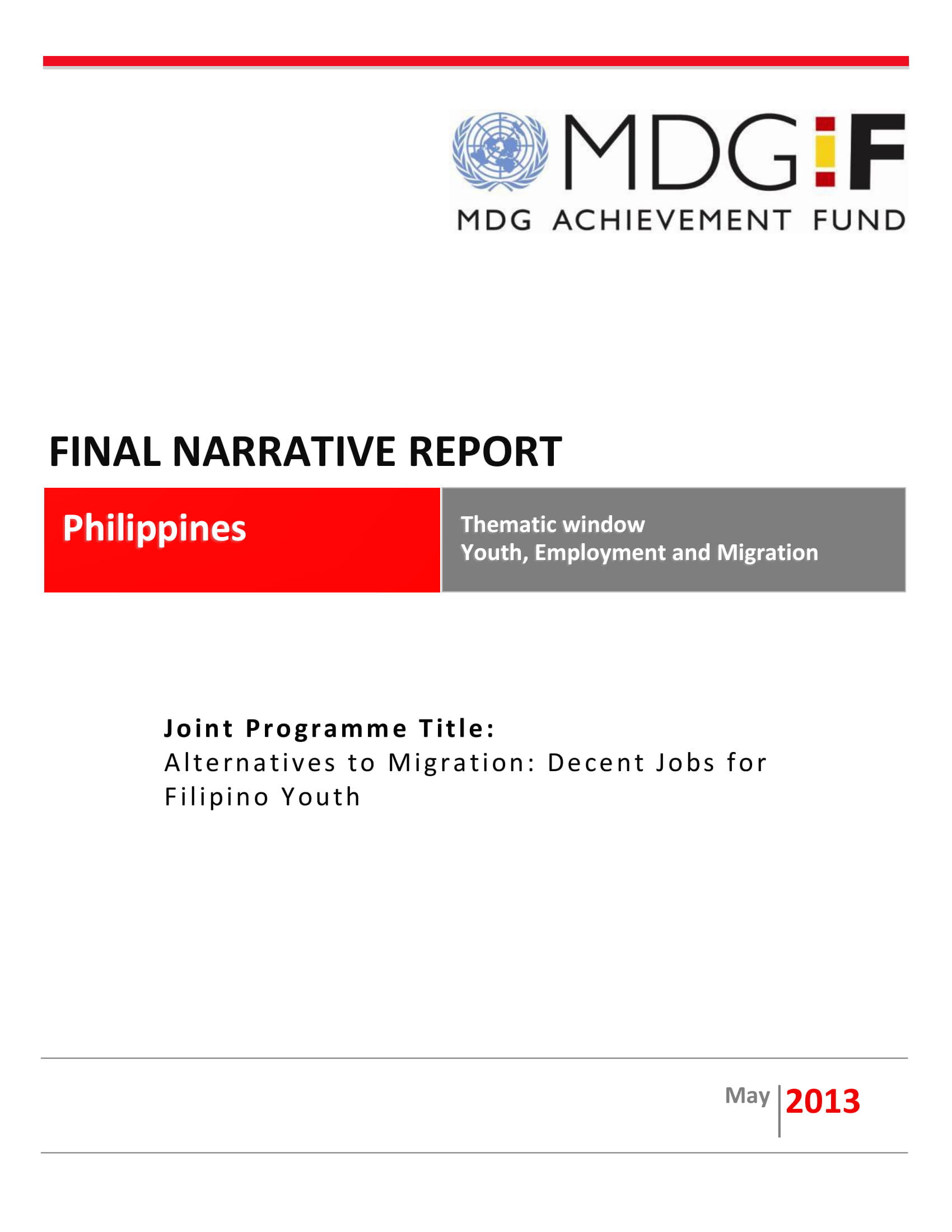 Narrative On Travel Report Republic Of The Philippines Sample 
