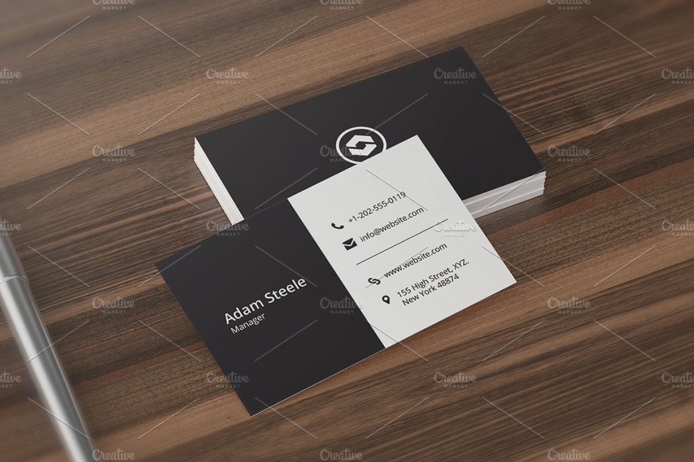 Clean Business Card - 17+ Examples, Format, Pdf | Examples
