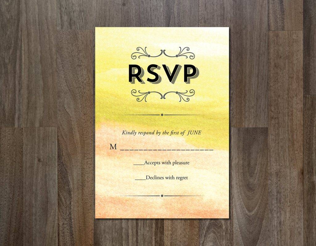 15 RSVP Card Designs And Examples PSD AI Examples