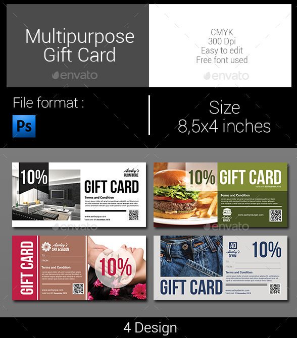 Bridal Gift Card - 13+ Examples