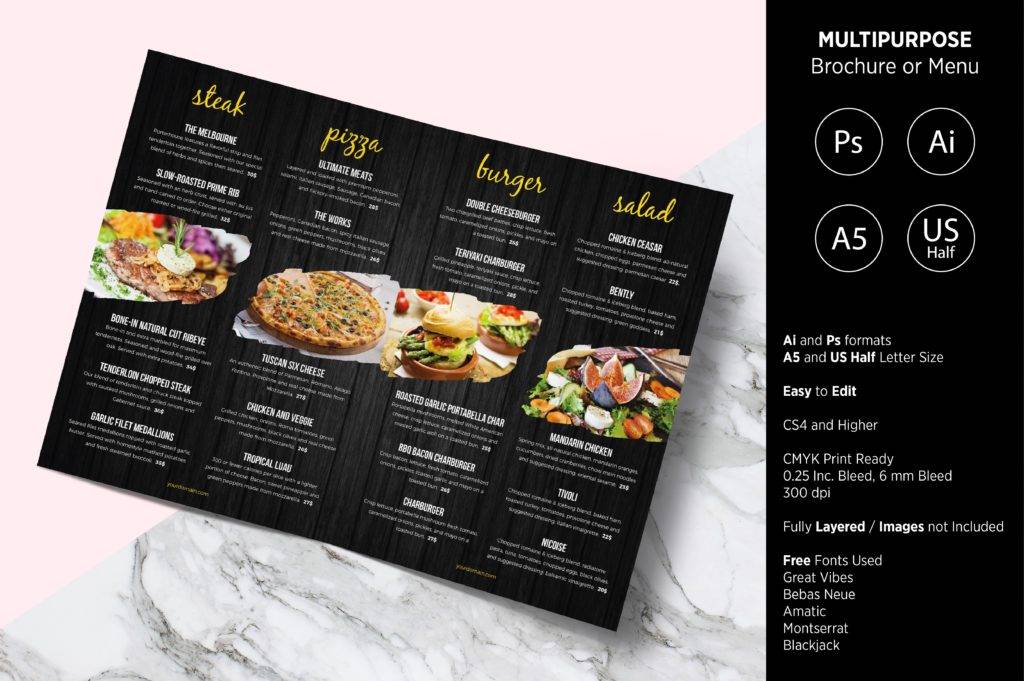 Indesign Menu - 19+ Examples, Tips