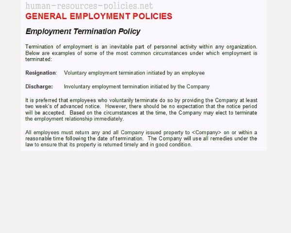 Organizational Policy - 7+ Examples, Format, Pdf | Examples