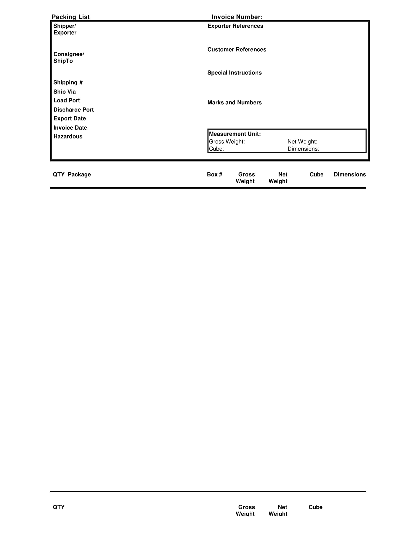 Packing List 13 Examples Format Pdf Examples