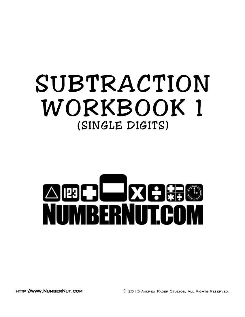 Subtraction Worksheet - 6+ Examples, Format, Pdf