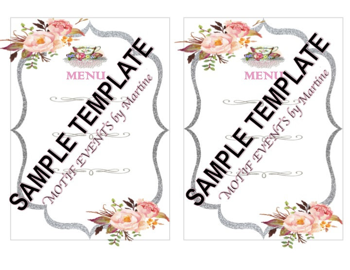 Tea Party Menu - 14+ Examples, Format, Pdf | Examples