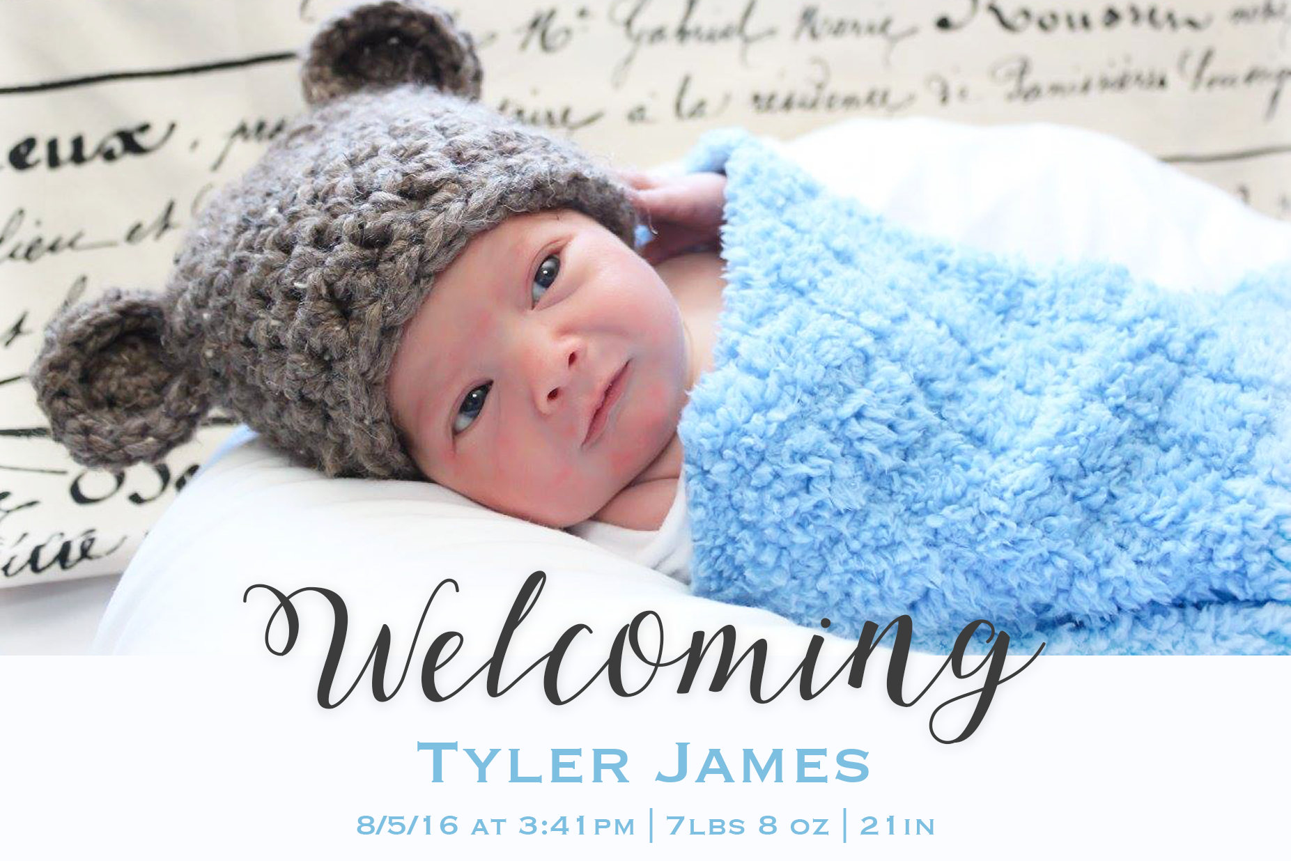 Baby Announcement THE BEST BABY ANNOUNCEMENT THE STYLE FILES Baby 