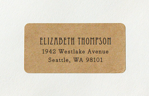 Return Address Label - 16+ Examples