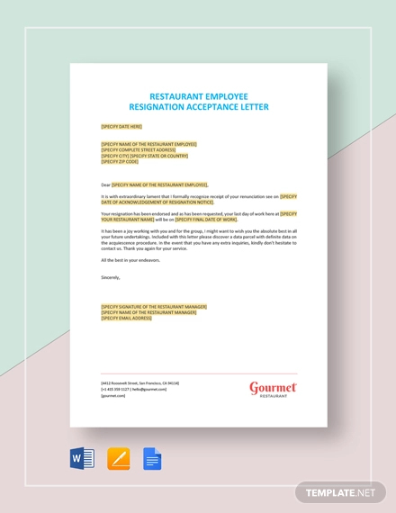 Acceptance Letter 85 Examples Format Pdf Examples