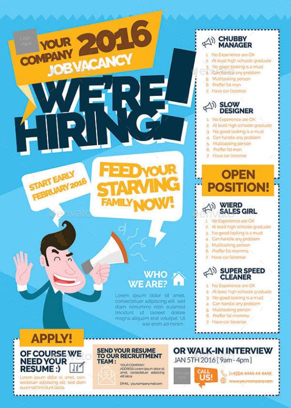 Job Announcement - 14+ Examples, Format, Pdf | Examples