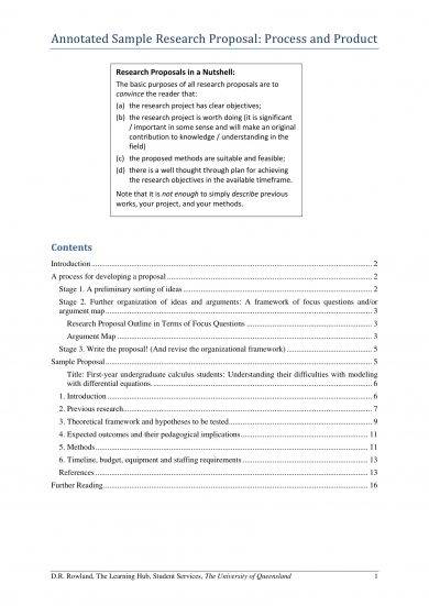 Research Project Proposal - 11+ Examples, Format, Docs, Word, Pages ...