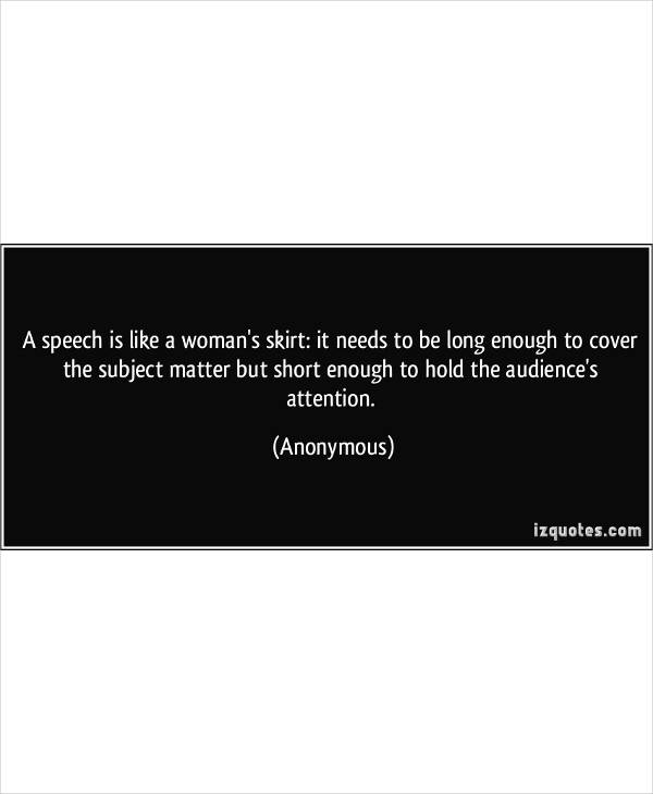 Anonymous Speech - 19+ Examples, Format, Sample | Examples