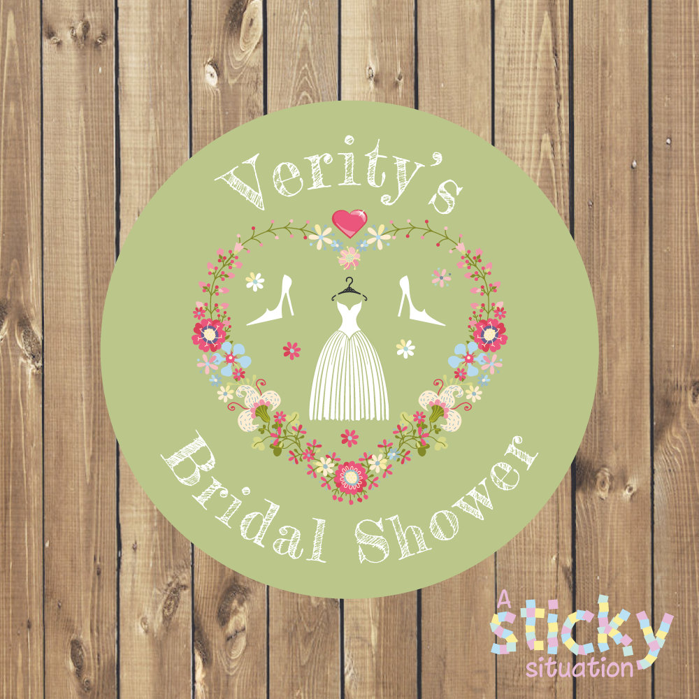 Bridal Shower Label - 14+ Examples