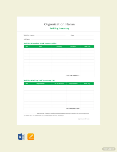 Inventory List - 14+ Examples, Format, Pdf | Examples