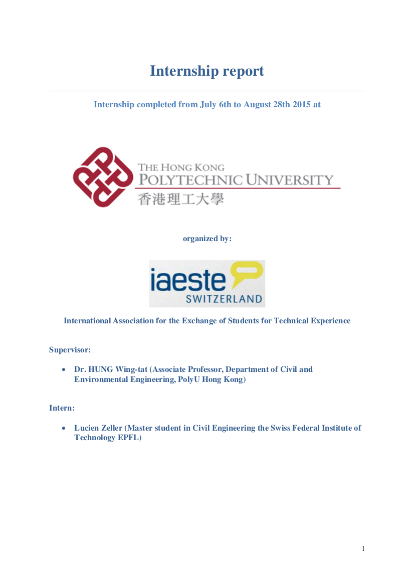 Internship Report Writing 12 Examples Format Pdf Examples