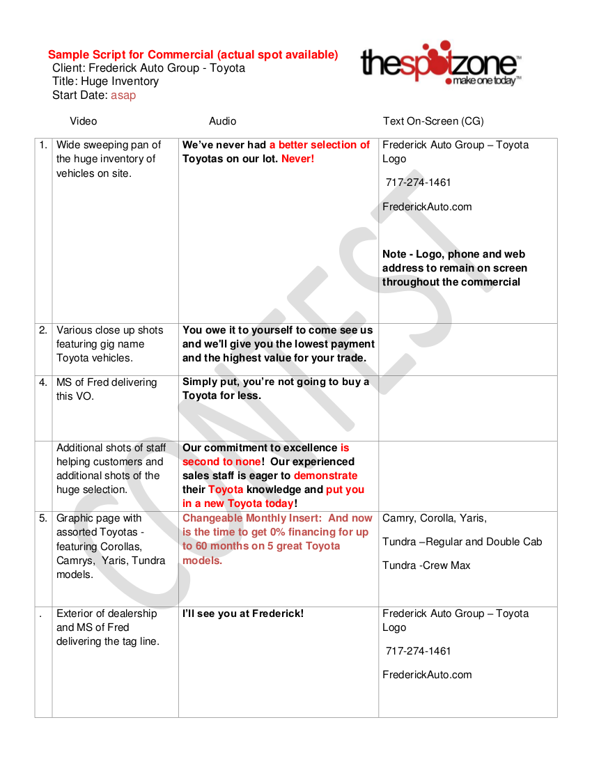 Short Script Writing 8 Examples Format Pdf Examples
