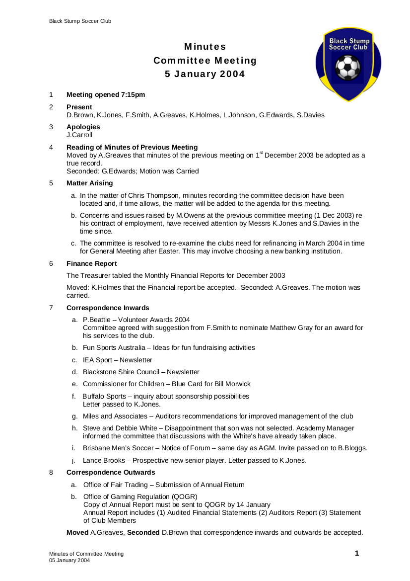 Printable Minutes Writing 15 Examples Format Pdf Examples