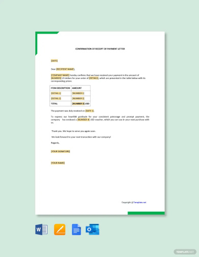 Receipt of Payment Examples - 15+ PDF, Word | Examples