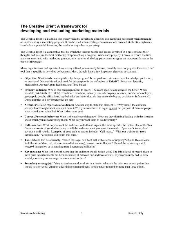 Client Brief Template Construction HQ Template Documents