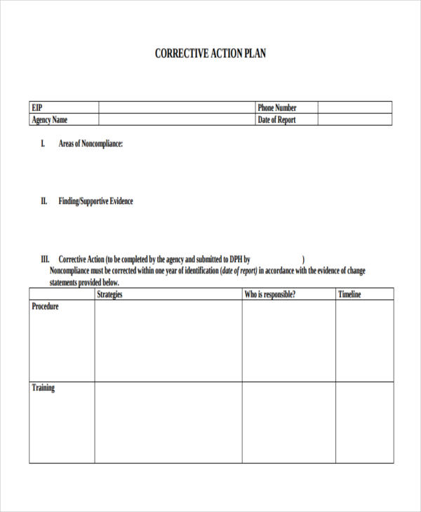 23 Employee Action Plan Examples PDF Word Examples