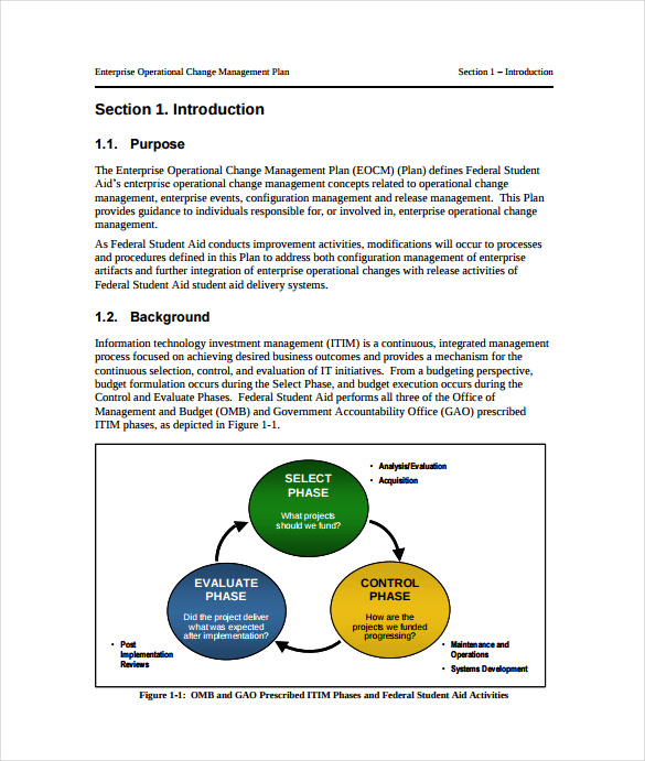 Change Management Plan Examples 19 In PDF MS Word Pages Google 