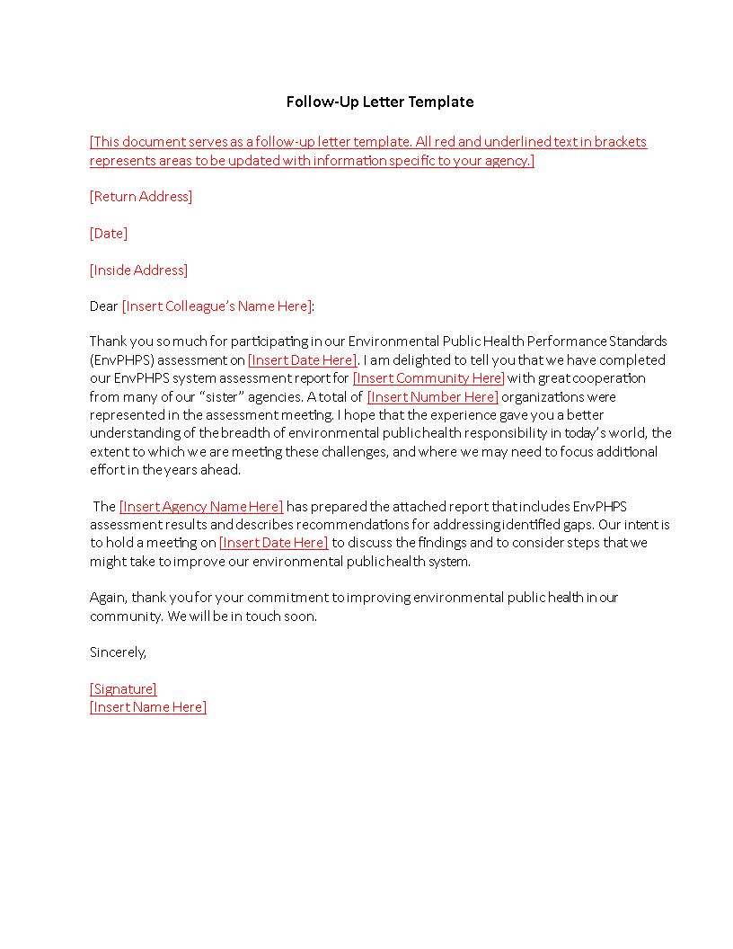 Follow-Up Letters - 33+ Examples, Format, Word, Google Docs, Outlook ...