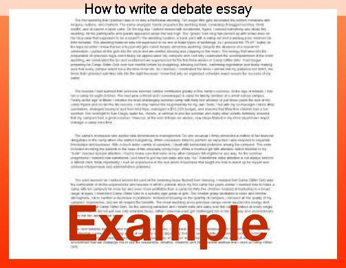 2 Argumentative Essay Examples Help You To Start Writing You Essay 