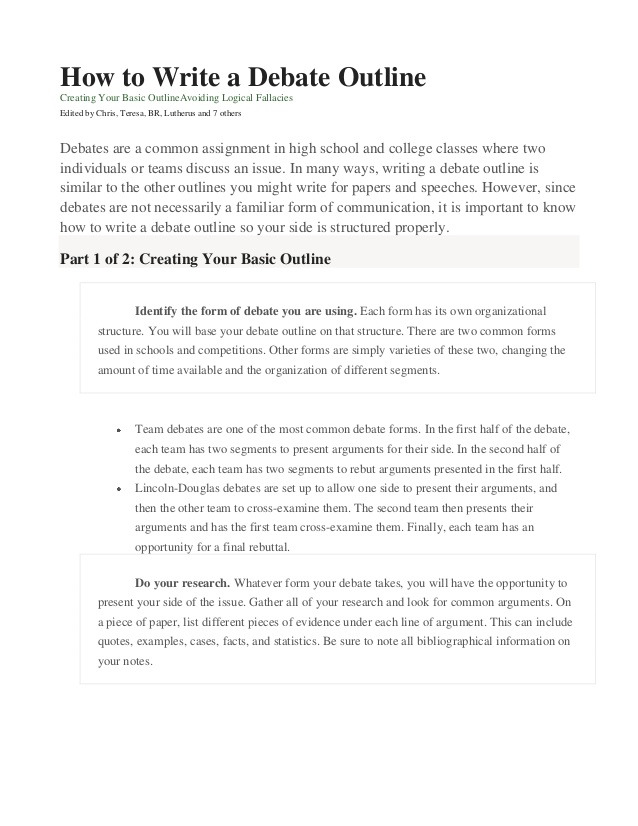 Debate Report Writing 18 Examples Format Pdf Examples