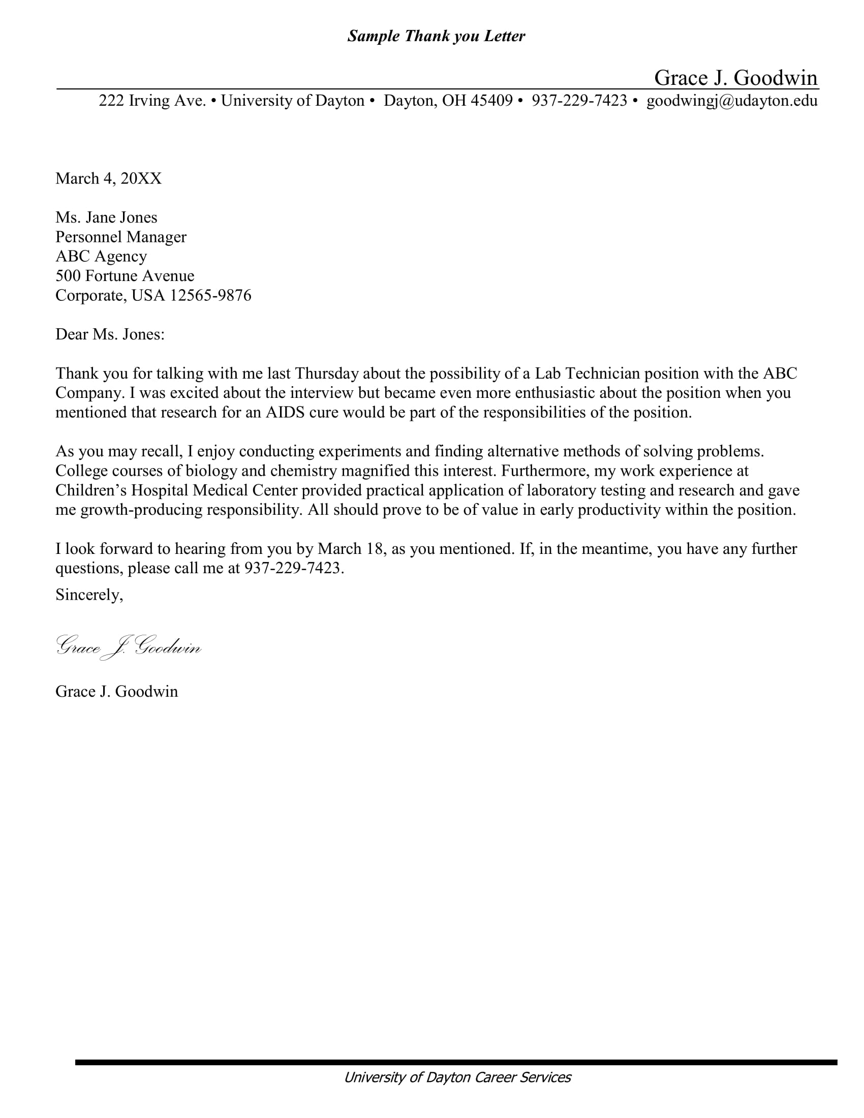 Follow Up Letter After Interview Portpastor