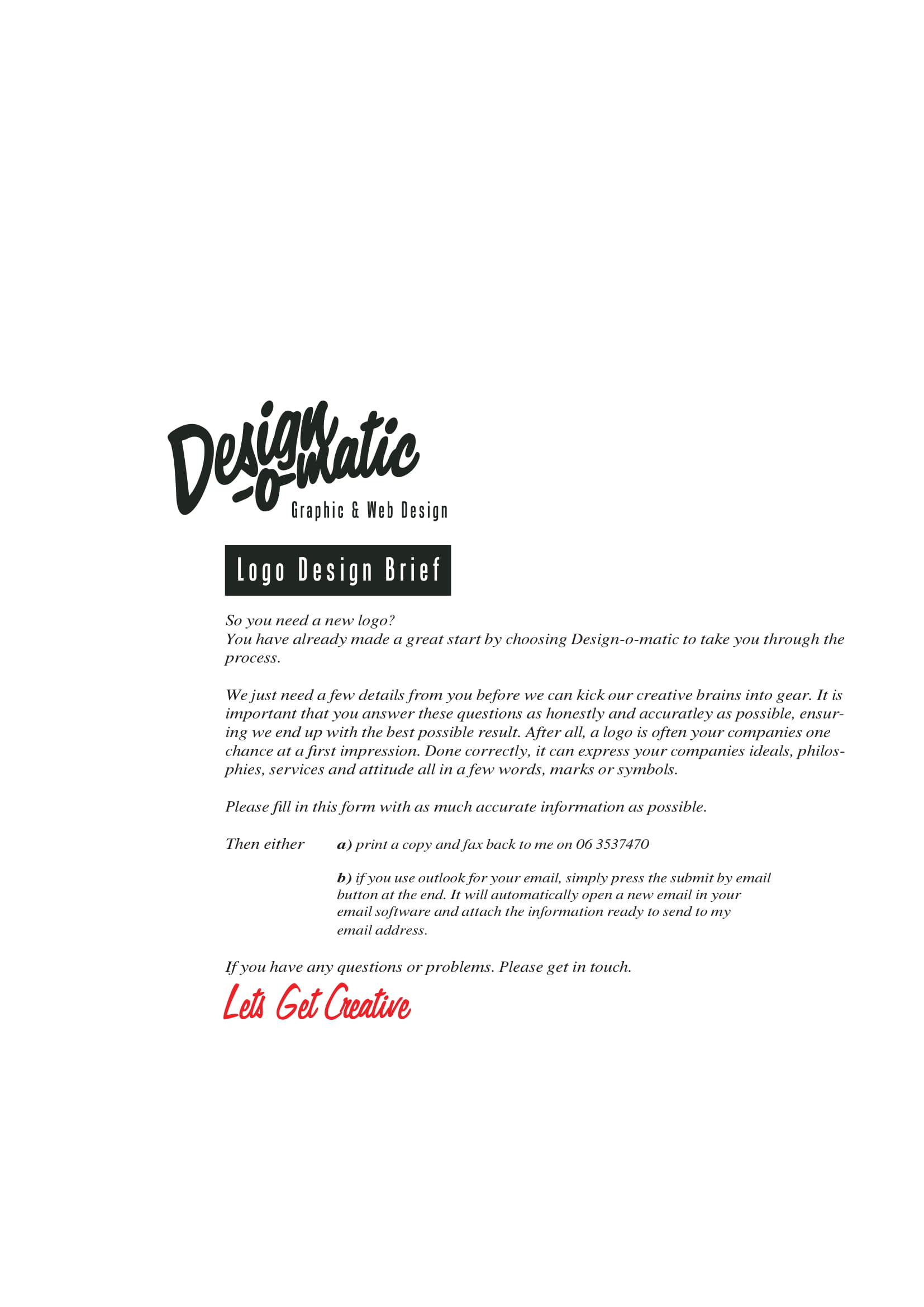 Creative Brief - 32+ Examples, Format, Word, Doc, Pdf