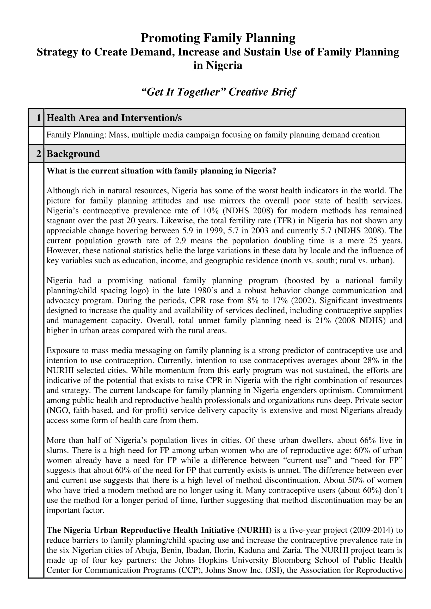 Creative Brief - 32+ Examples, Format, Word, Doc, Pdf