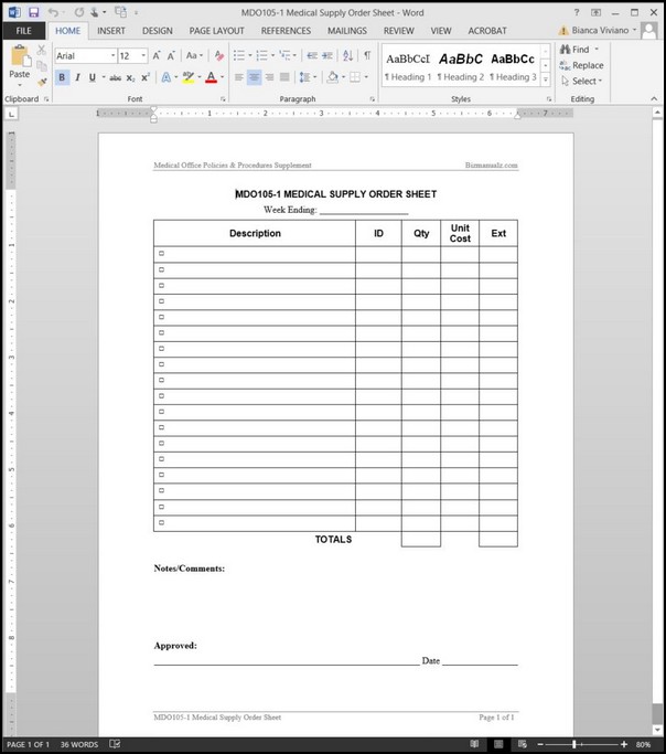 Inventory List - 14+ Examples, Format, Pdf | Examples