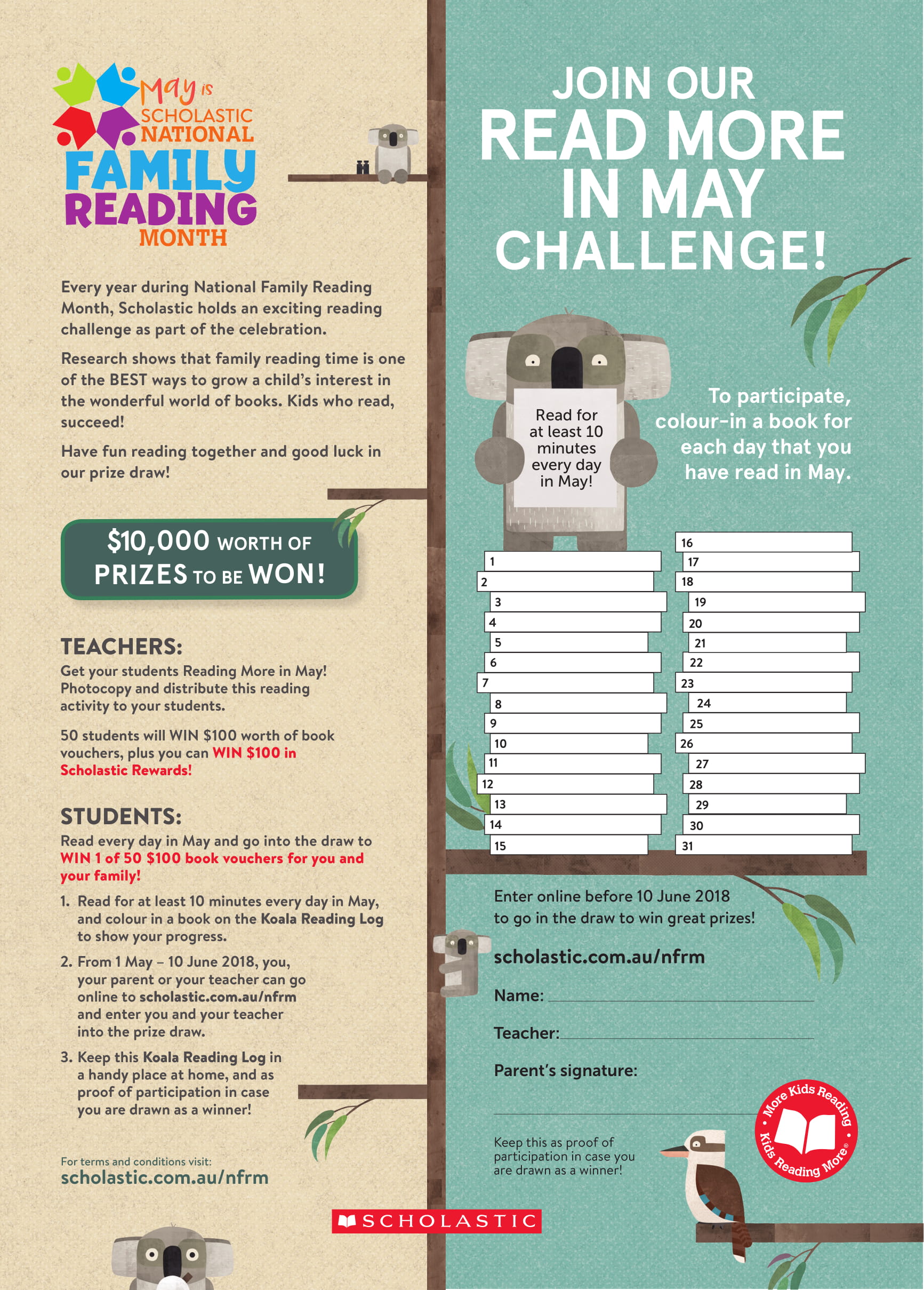 10 Reading Log For Kids Examples PDF Word Examples