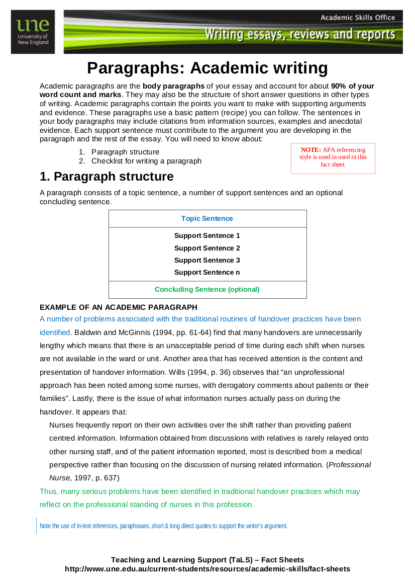 9 Paragraph Writing Examples In PDF Examples