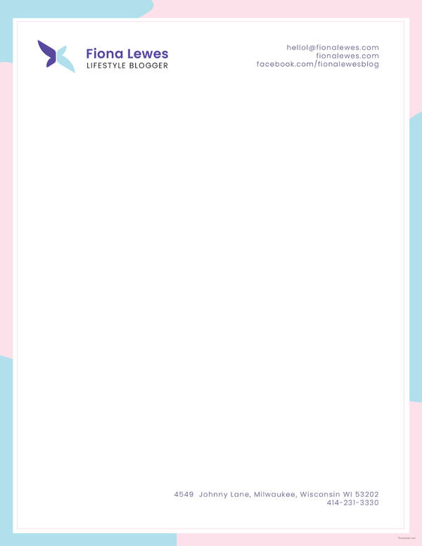 Personal Letterhead Examples Format Pdf Examples Personal Letterhead Examples Format Pdf Examples
