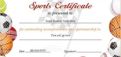 Sports Award Certificate - 30+ Examples, Illustrator, Design, Word ...