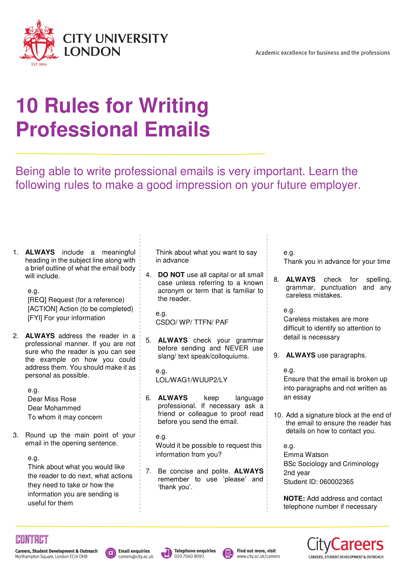 9 Professional Email Writing Examples PDF Examples