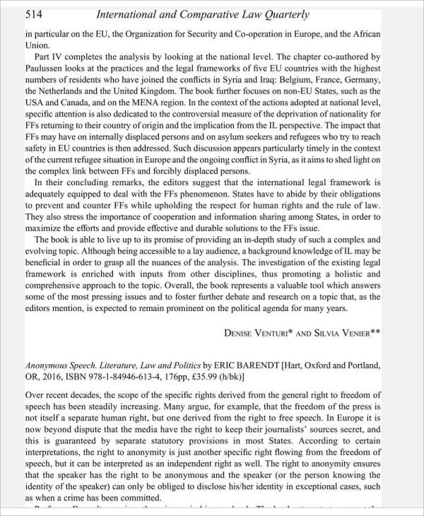 Anonymous Speech - 18+ Examples, PDF