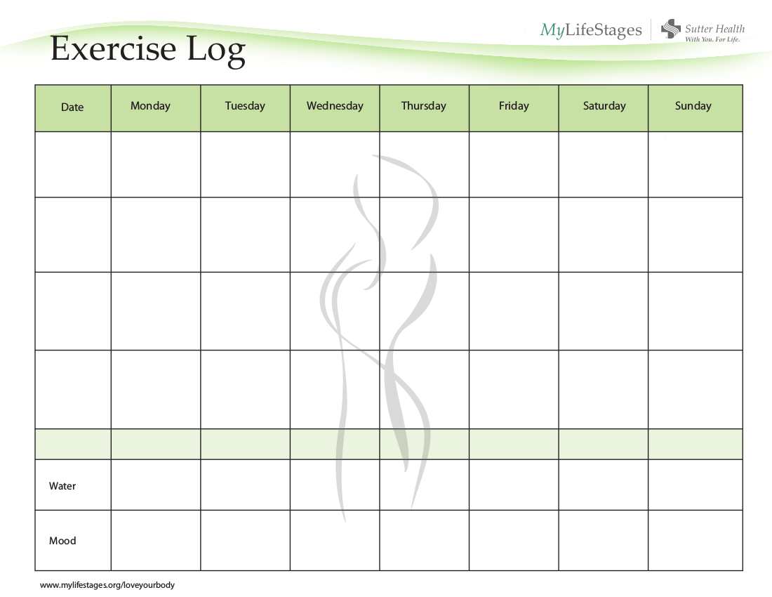 Workout Log 8 Examples Format Pdf Examples
