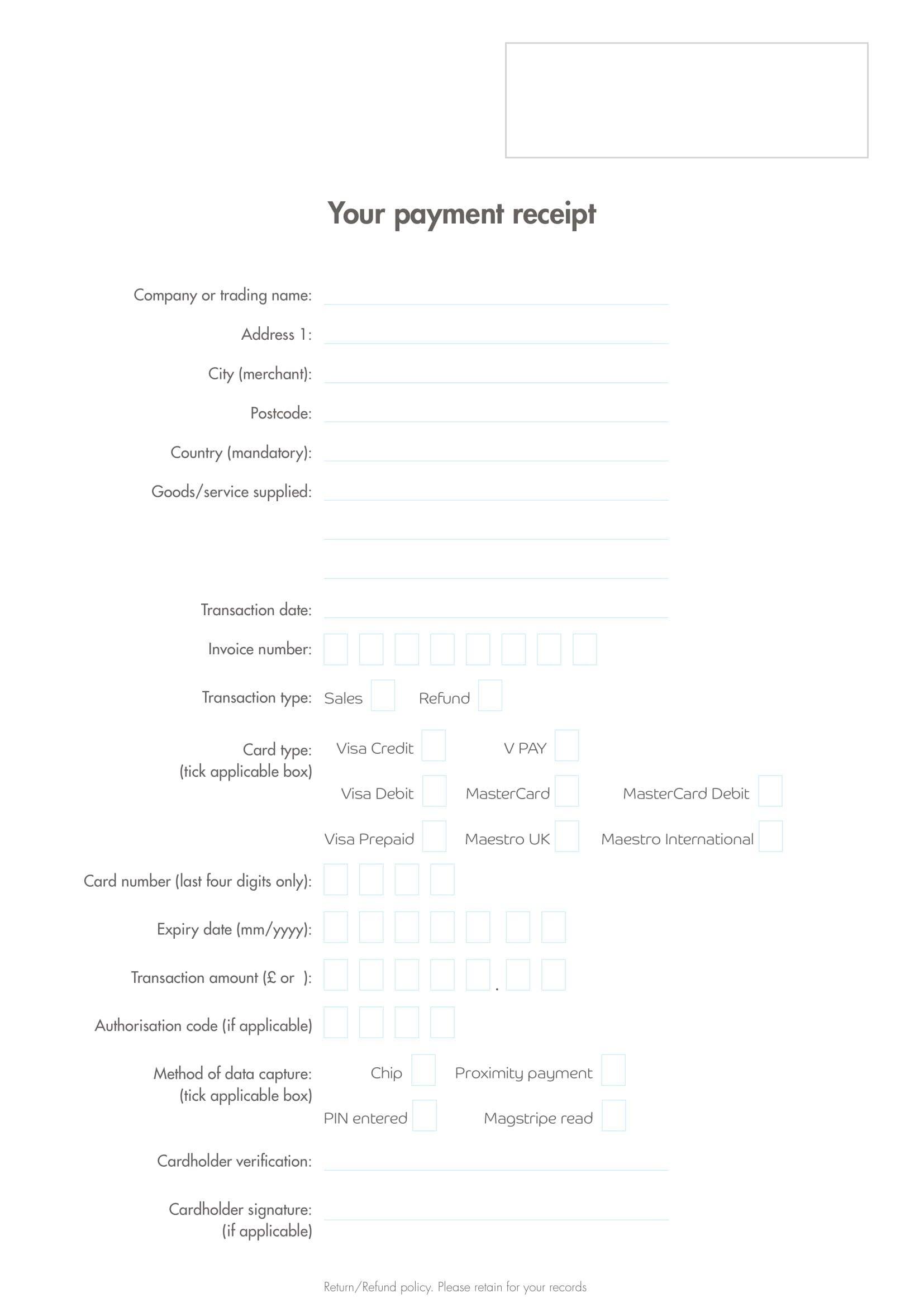 Receipt of Payment Examples - 15+ PDF, Word | Examples